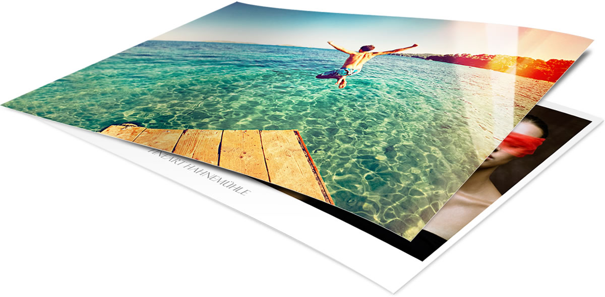 As suas fotos num póster